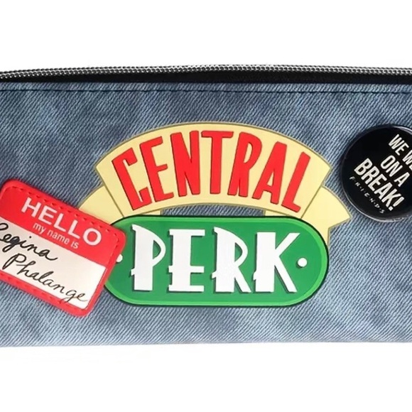 Bags | Friends Wallet With Yellow Frame Keychain | Poshmark